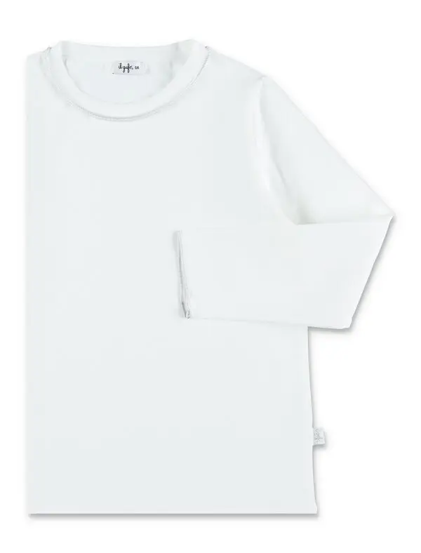 IL GUFO Long Sleeve T-shirt With Contrasting Trim