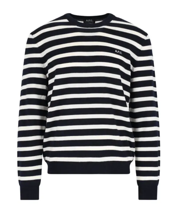 A.p.c. Striped Knitted Jumper
