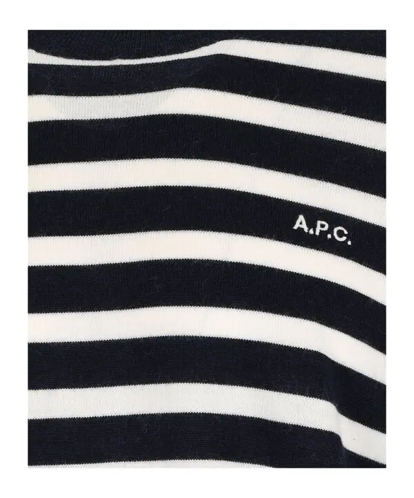 A.p.c. Striped Knitted Jumper