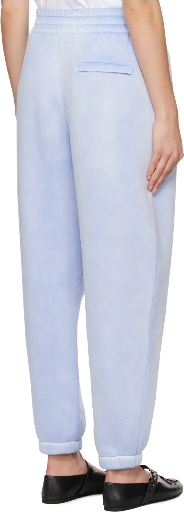 Alexander Wang Essential Terry Ribbed Hem Joggers - Light Blue