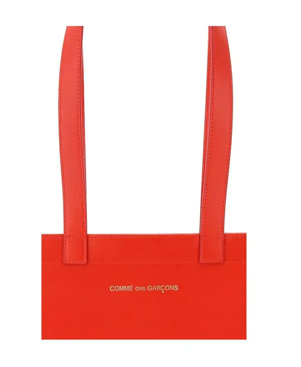 Comme Des Garçons Logo Tote Bag - Red