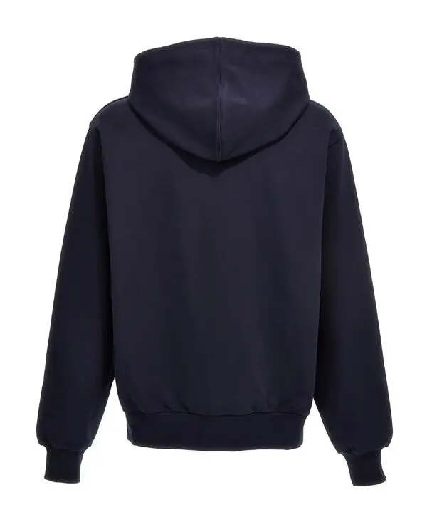 Marni Logo Print Drawstring Hoodie - Black