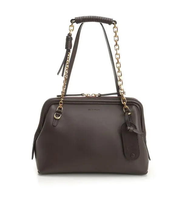 Etro Small Doc Shoulder Bag - Brown
