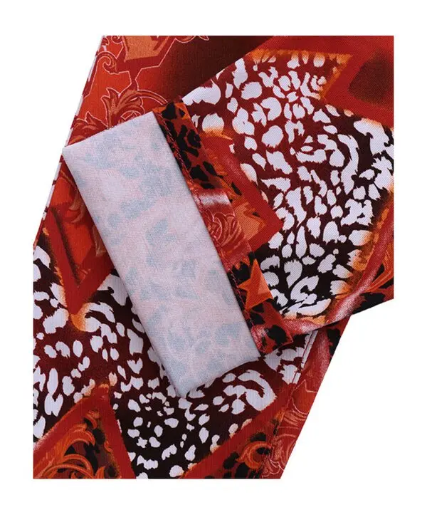 Versace Printed Straight Leg Casual Pants