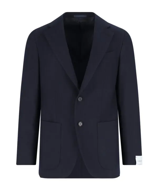 Caruso Single-breasted Jacket With Notch Lapel