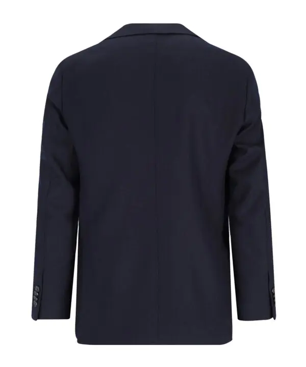 Caruso Single-breasted Jacket With Notch Lapel