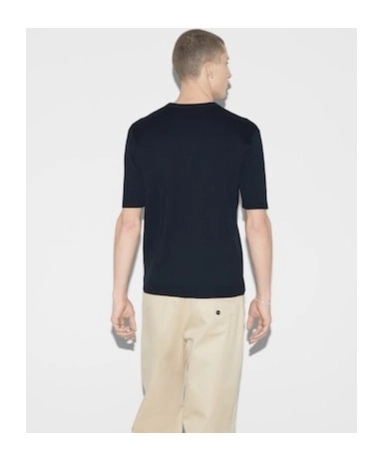 Gucci Logo Intarsia Knit T-shirt - Blue