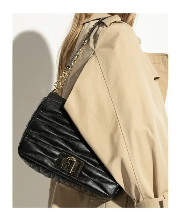 Furla 1927 Quilted Medium Shoulder Bag