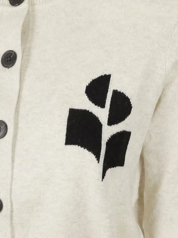 Isabel Marant Étoile Newton Logo Cardigan