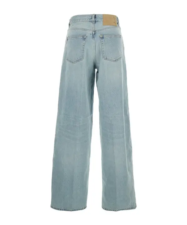 HAIKURE Celestial Bethany Wide-leg Jeans - Gray