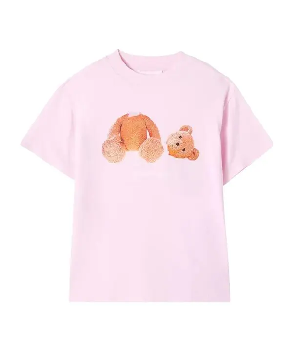 Palm Angels Teddy Print T-shirt - Rose Pink