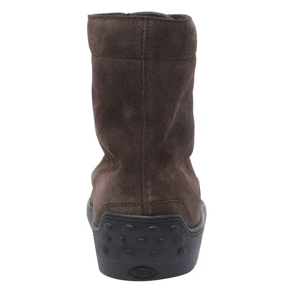 TOD'S Lace-up Suede Boots - Brown