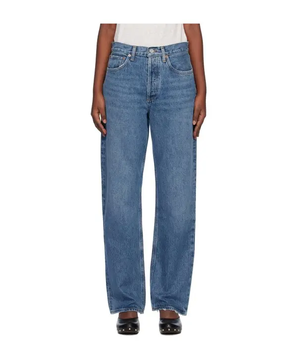 AGOLDE High Rise Denim Trousers
