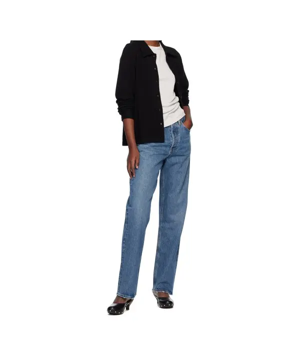 AGOLDE High Rise Denim Trousers