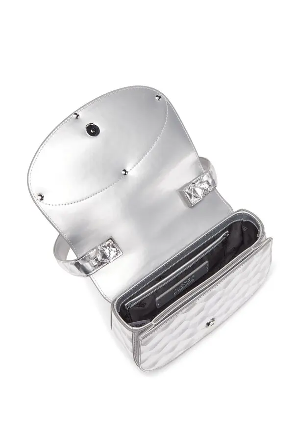 DIESEL® 1dr 3d Strobe Effect Shoulder Bag - White