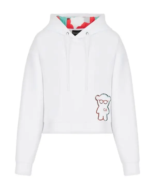 Emporio Armani Logo Print Hoodie