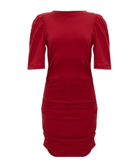 Isabel Marant Étoile Mylda" Gathered Mini Dress - Red