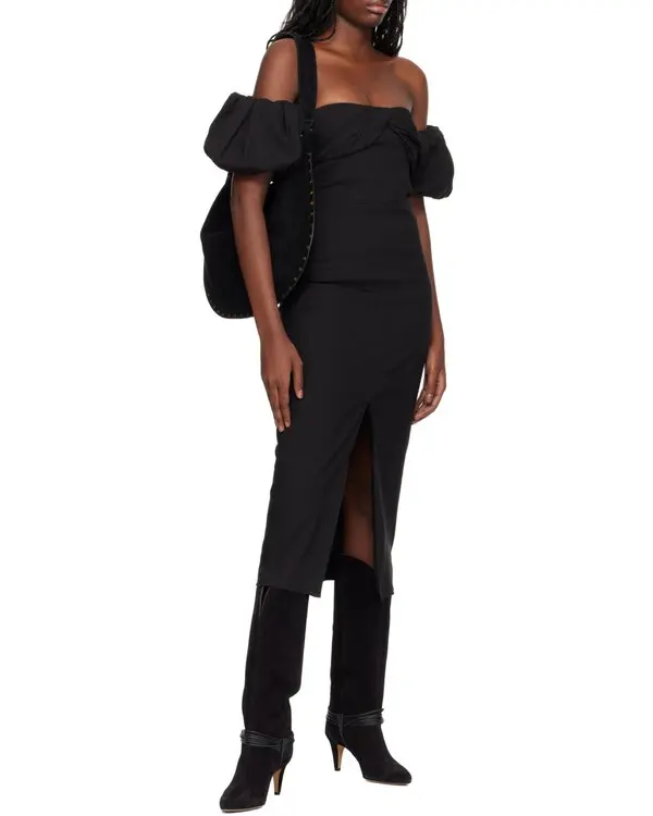 Isabel Marant Étoile Oskan Hobo Soft Bag - Black