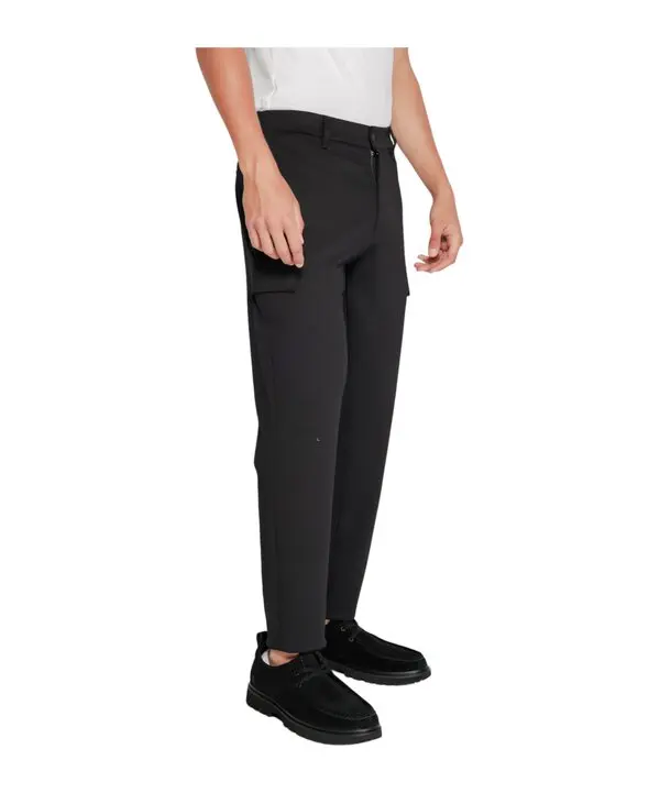 Calvin Klein Tapered Cargo Pants With Belt Loops And Patch Pockets