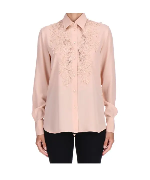 Ermanno Scervino Lace Paneled Shirt