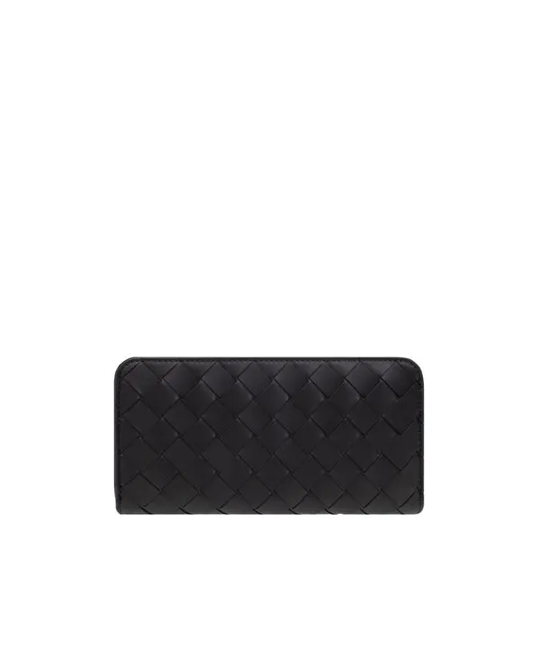 Bottega Veneta Intrecciato Zip Around Wallet