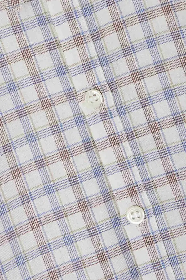 Bonpoint Plaid Long Sleeve Shirt