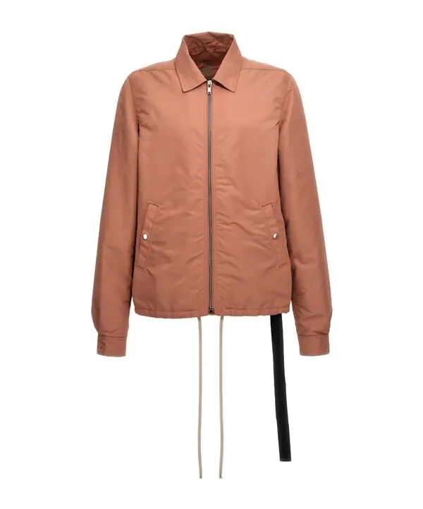 Rick Owens Zip Up Padded Jacket - Brown