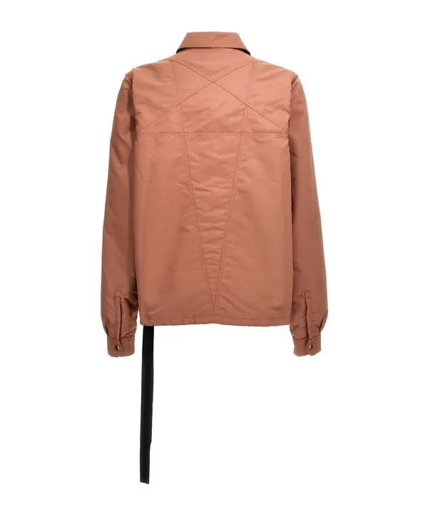 Rick Owens Zip Up Padded Jacket - Brown