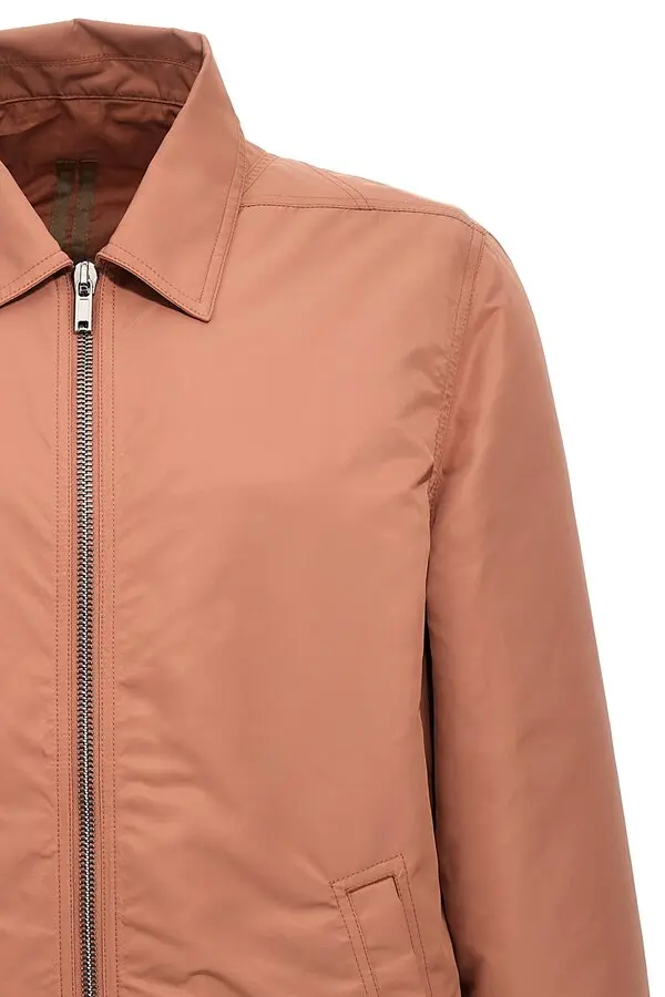 Rick Owens Zip Up Padded Jacket - Brown