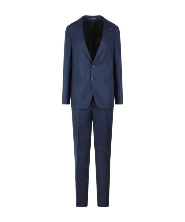 Tagliatore Long Sleeve Suit - Blue