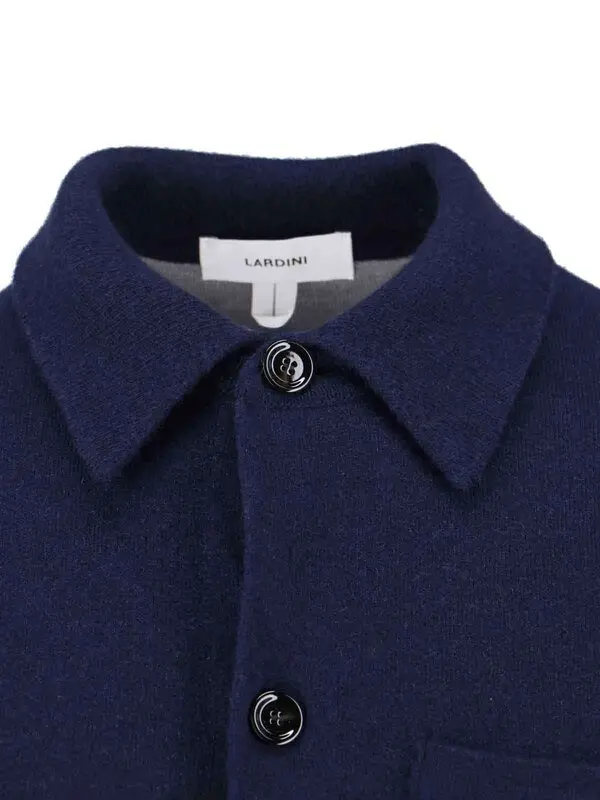 LARDINI Mesh Construction Long-sleeved Jacket