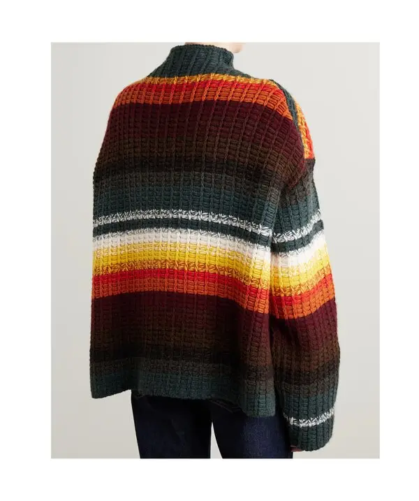 Khaite Yanis Jumper In Striped Knit - Multi-color