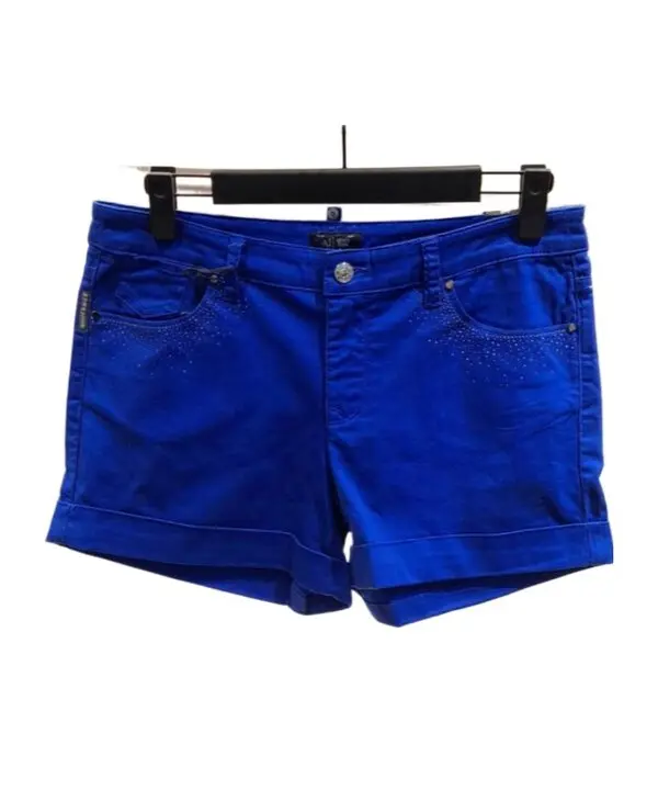 Emporio Armani Embellished Denim Shorts