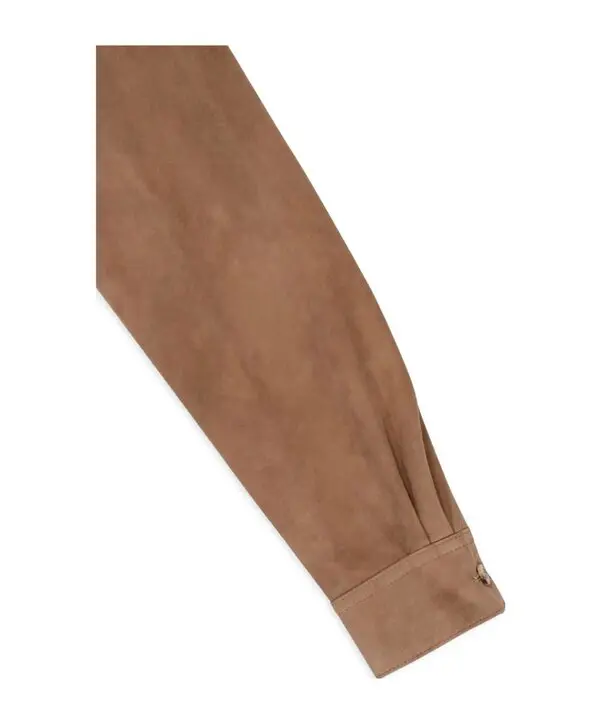Boglioli Button-up Overshirt Jacket - Brown