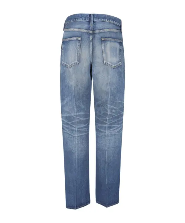Fear Of God Logo Patch Flared Jeans