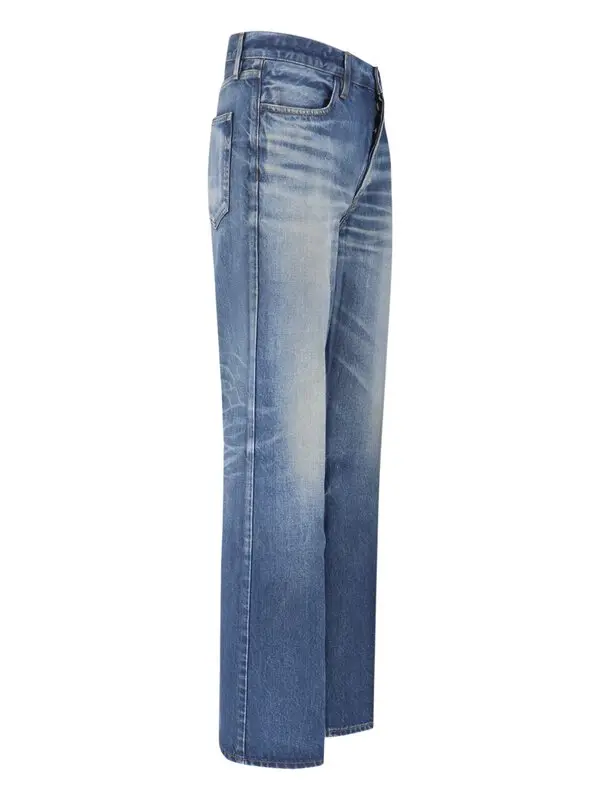 Fear Of God Logo Patch Flared Jeans