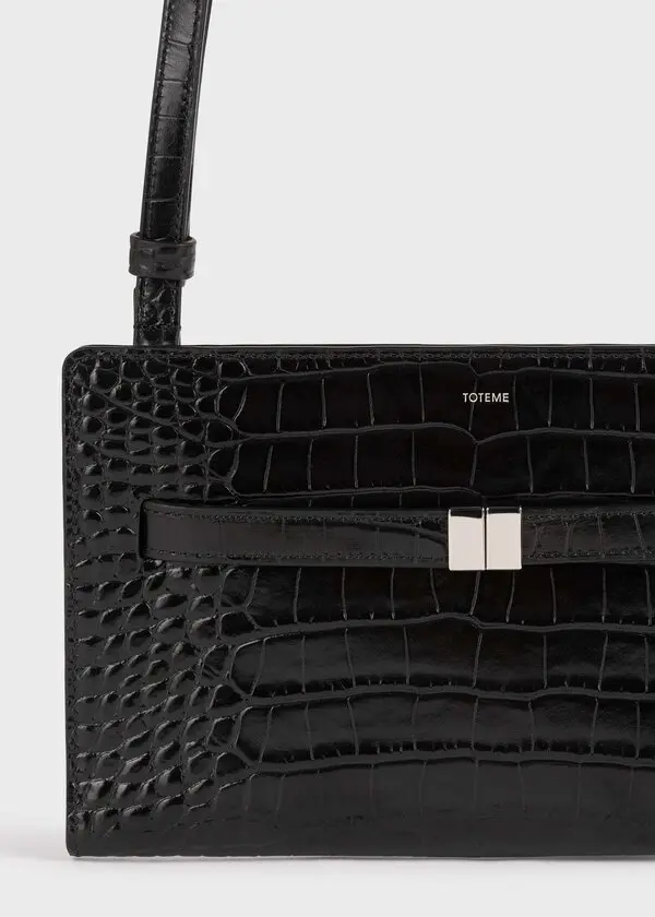 TOTEME Embossed Belted Crossbody Bag