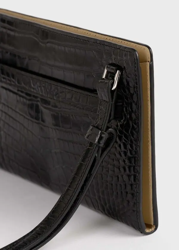 TOTEME Embossed Belted Crossbody Bag