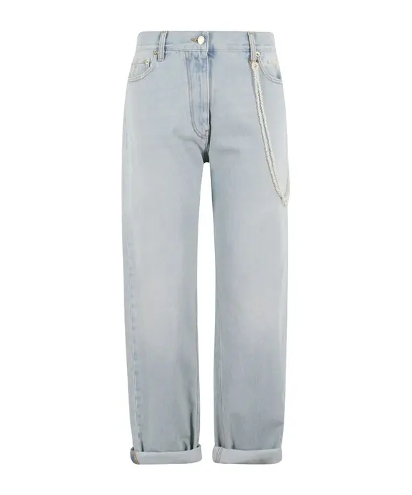 DARKPARK Chain Detail Jeans - Gray