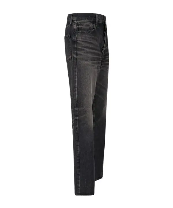 Fear Of God Straight-leg Distressed Jeans - Black
