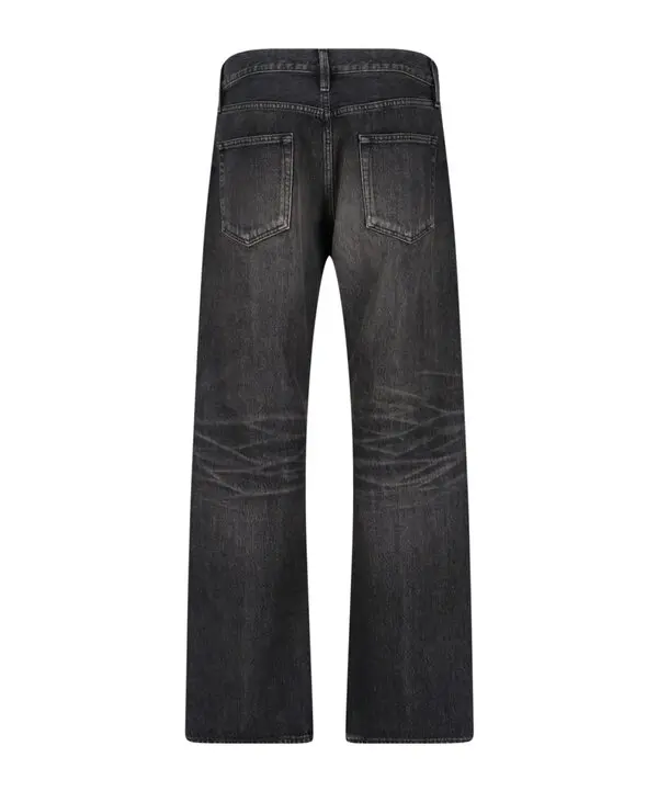 Fear Of God Straight-leg Distressed Jeans - Black