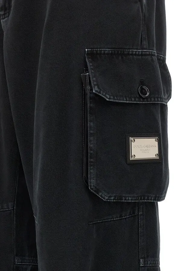 Dolce & Gabbana Straight Leg Cargo Jeans