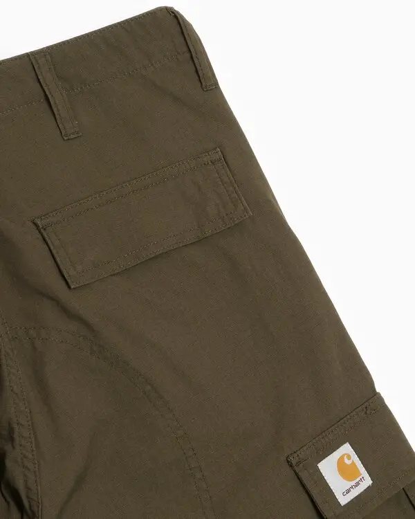 Carhartt Work In Progress Straight Leg Logo Patch Cargo Pants
