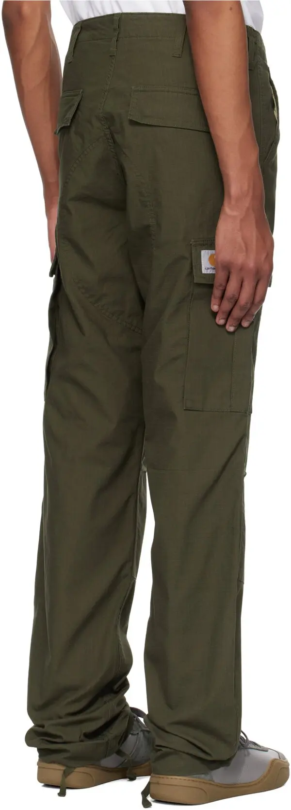Carhartt Work In Progress Straight Leg Logo Patch Cargo Pants