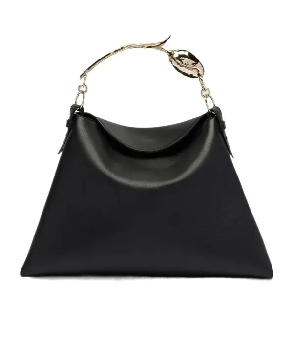 Erdem Bloom Large Shoulder Bag - Black