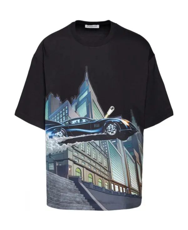 LANVIN Printed Short-sleeved T-shirt