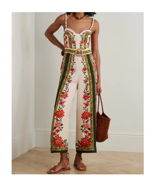 Farm Rio Wonder Rio Printed Jumpsuit - Multicolor