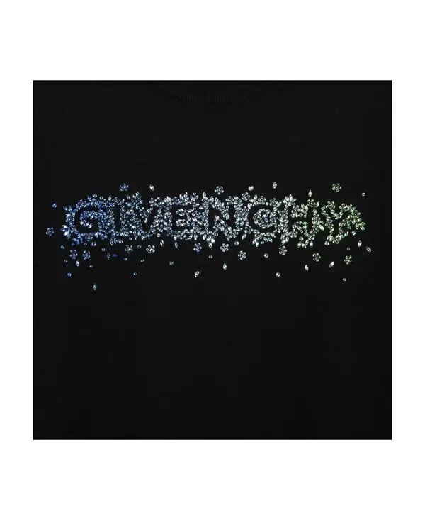 Givenchy Crystal Embellished Logo Jumper