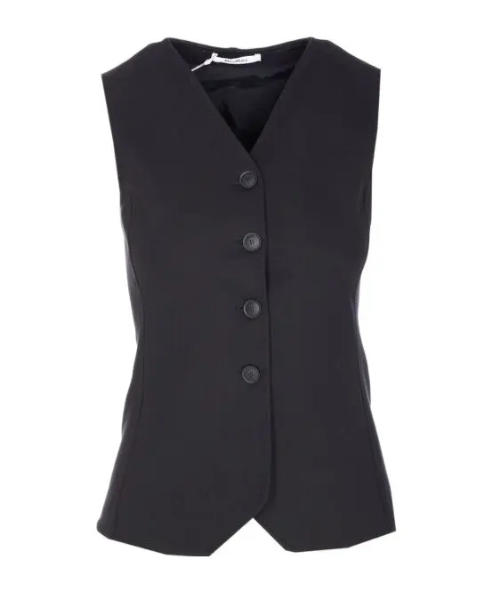 Max Mara V-neck Button-up Gilet - No