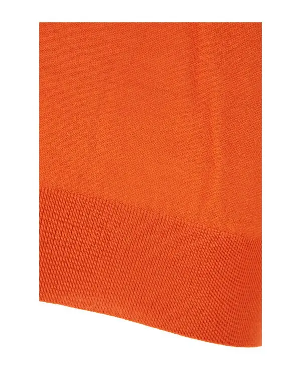 Saint Laurent Roll Neck Knitted Jumper - Orange